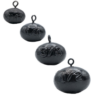 P-Line 1st Gen Black Football Head Dropshot Weights