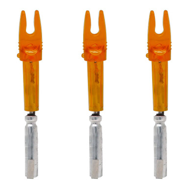 Lumenok X-Nock Orange 3pk Lighted Arrow Nocks
