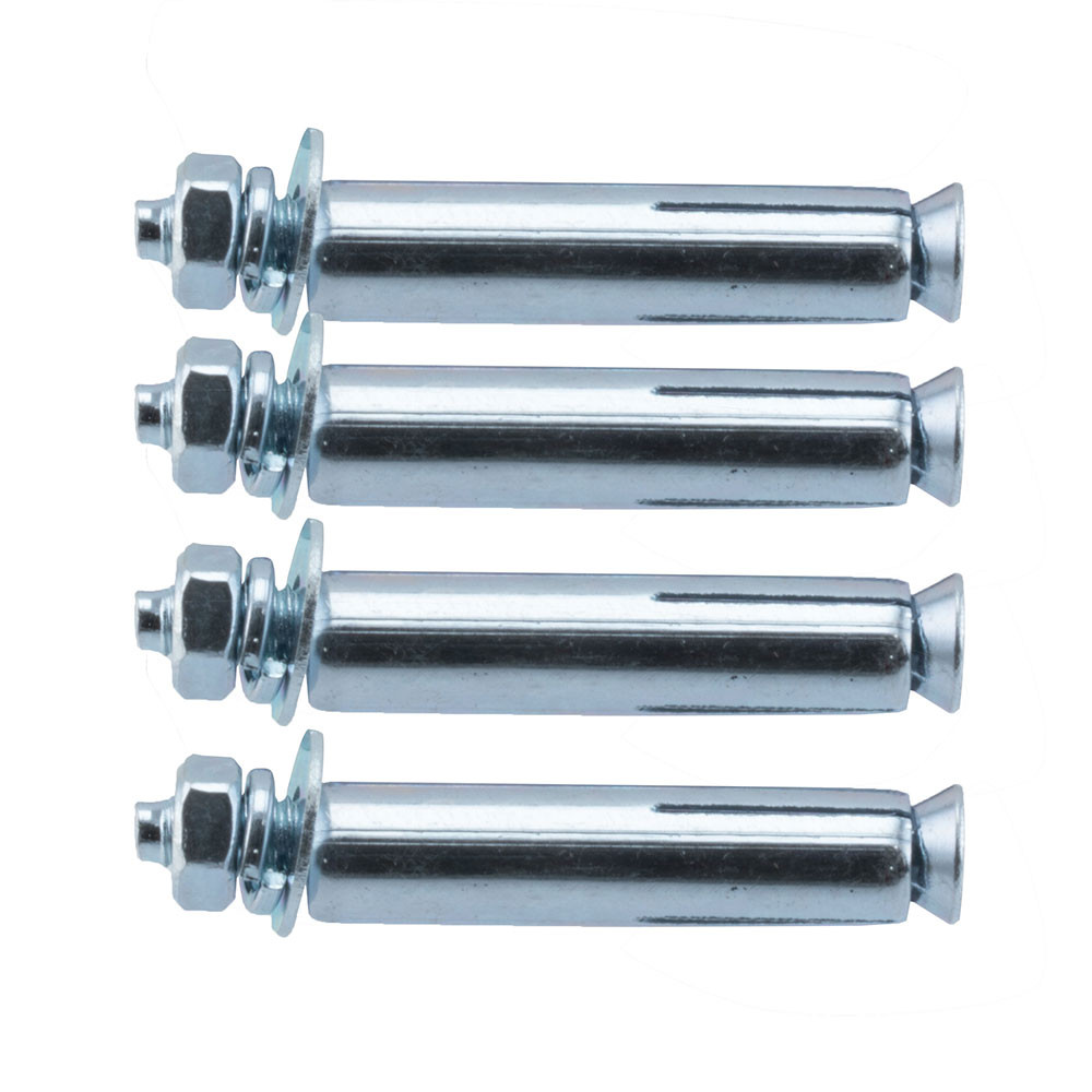 HDG L-bolt Anchors Galvanized Anchor Bolts 1/2 X 12 Inch - 50 Pack With ...