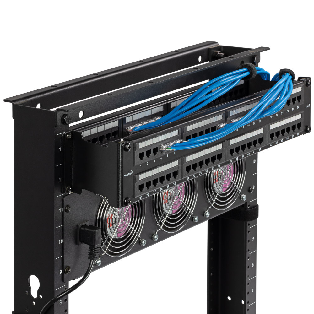 NavePoint 1U Server Rack Rail Depth Adapter Kit 4 inch (10 cm): Rack ...