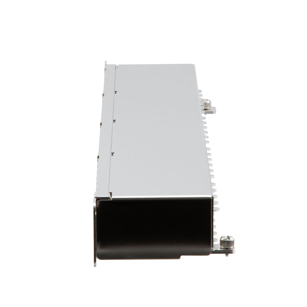 NavePoint 19-inch wide 48 Port CAT6A Shielded Patch Panel, 1U, Silver