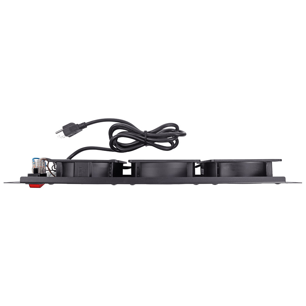 NavePoint 3U Rack Mount Network Cabinet Cooling System With (3) 110 V ...