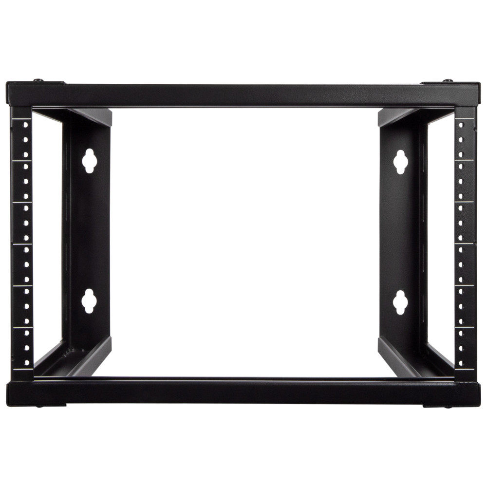 NavePoint 6U Wallmount Open Frame Rack Threaded: Wall Mount Racks