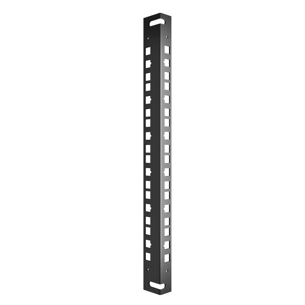 NavePoint 6U Vertical Rack Rail Pair Kit with Hardware: Vertical Rack Rails