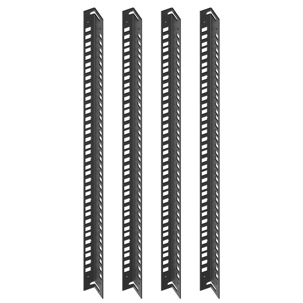 NavePoint 12U Cabinet Vertical Rack Rail Kit: Cabinet Accessories