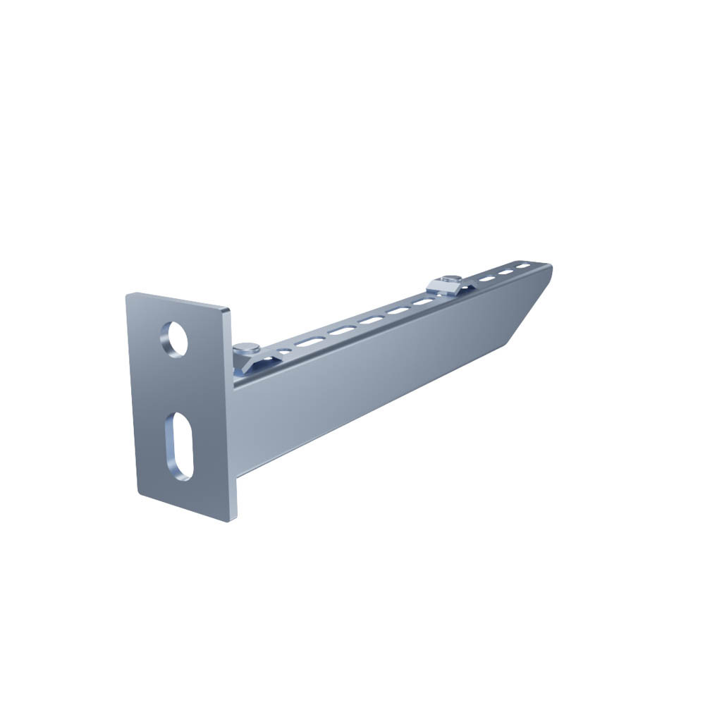 Electro Zinc Plated Wire Mesh Cable Tray bracket, T-shaped, Wall Mount ...