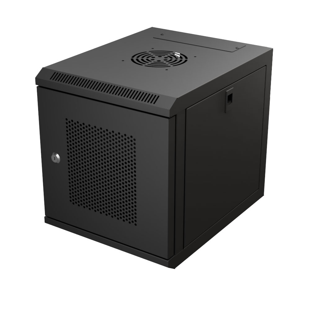 NavePoint 6U Network Server Cabinet, 11.8 inch Long, Black, Wall ...