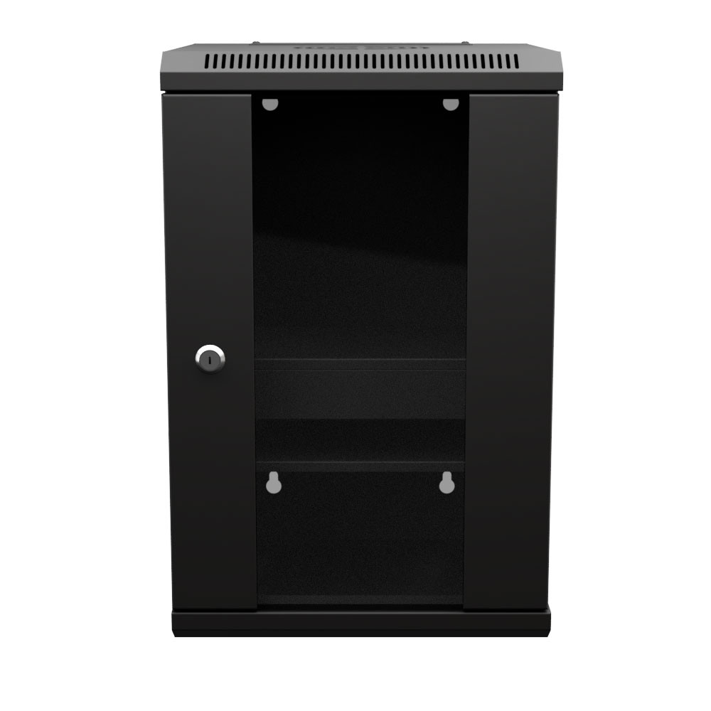 NavePoint 6U Network Server Cabinet, 11.8 inch Long, Black, Wall ...