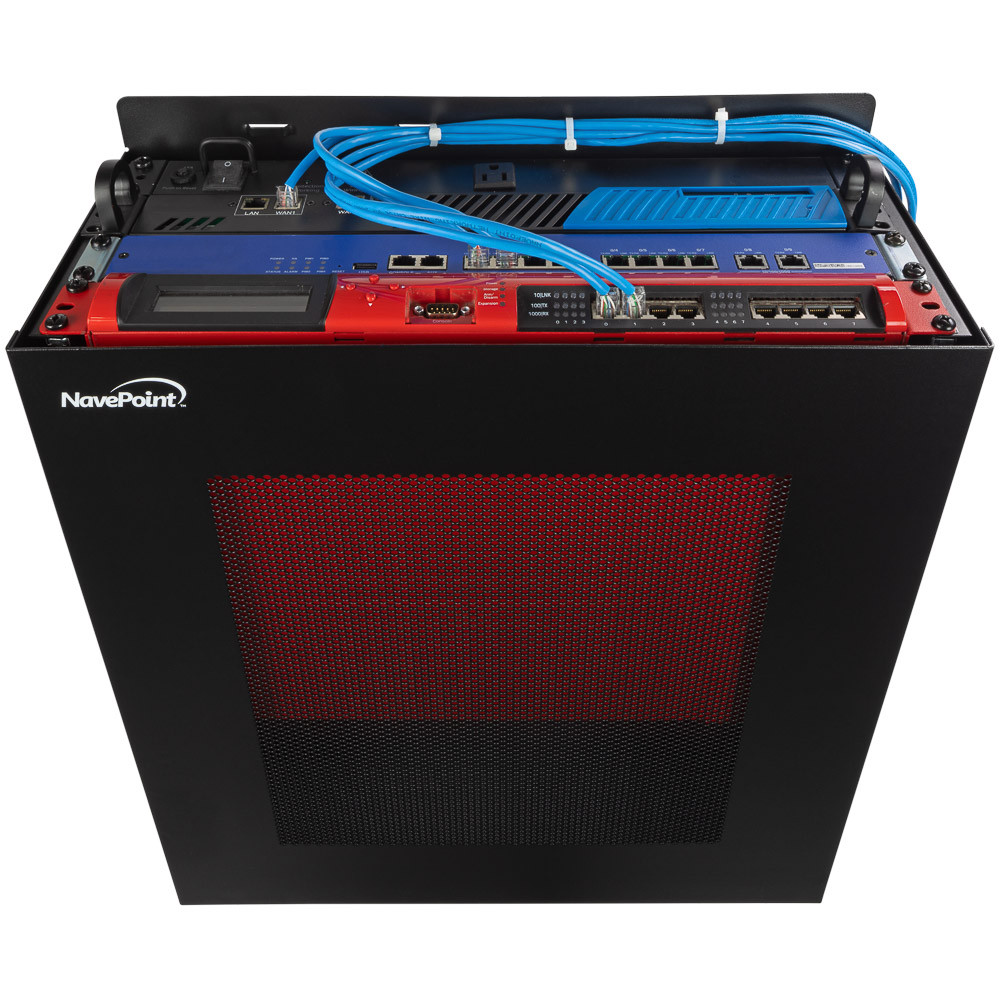 NavePoint 4U Vertical Wall Mountable Server Rack: Vertical Wall Racks