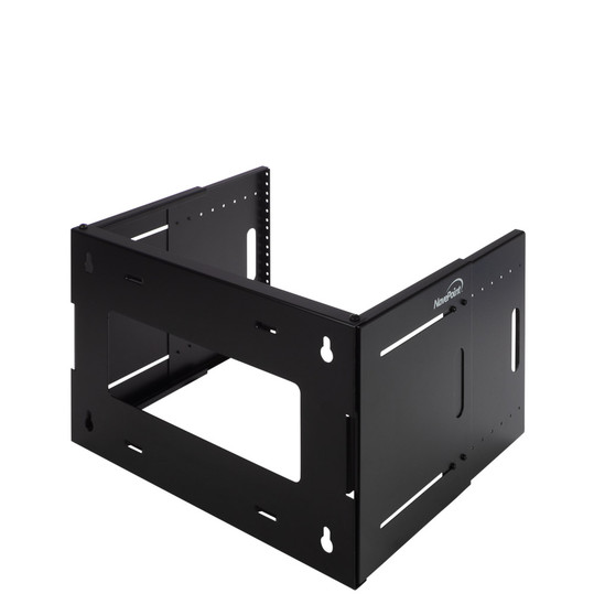 NavePoint 6U Adjustable Depth Wallmount Bracket Threaded: Patch Panel ...