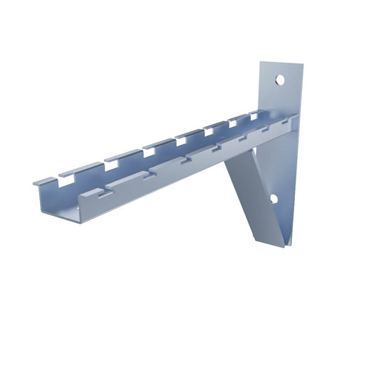 Electro Zinc Plated Wire Mesh Cable Tray bracket, Triangle, Wall Mount ...