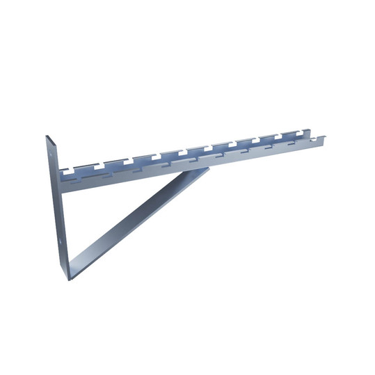 Electro Zinc Plated Wire Mesh Cable Tray bracket, Triangle, Wall Mount ...