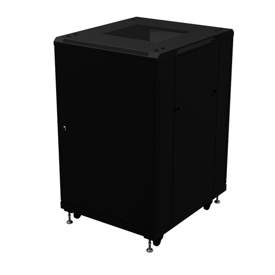 NavePoint18U AV Rack Cabinet 28 in depth, Cold Rolled Steel , 4 x ...