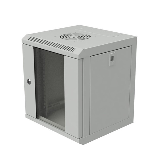 NavePoint11.8 in Wall Mount Network Cabinet, 6U, Tempered Glass ...
