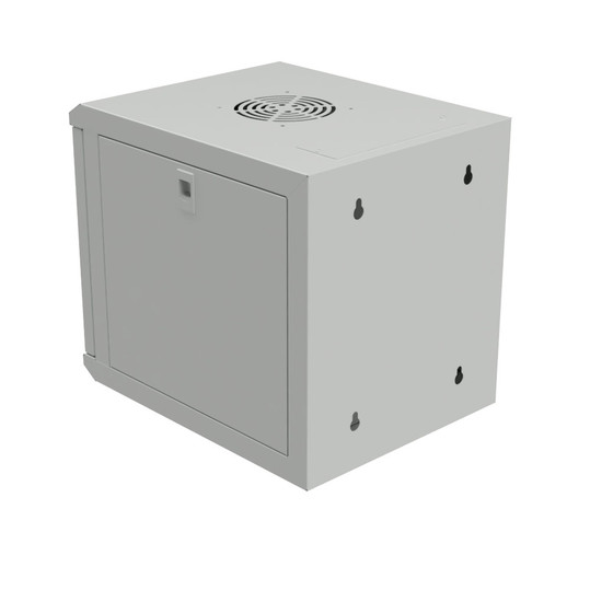 NavePoint15.75 in Wall Mount Network Cabinet, 6U, Tempered Glass ...
