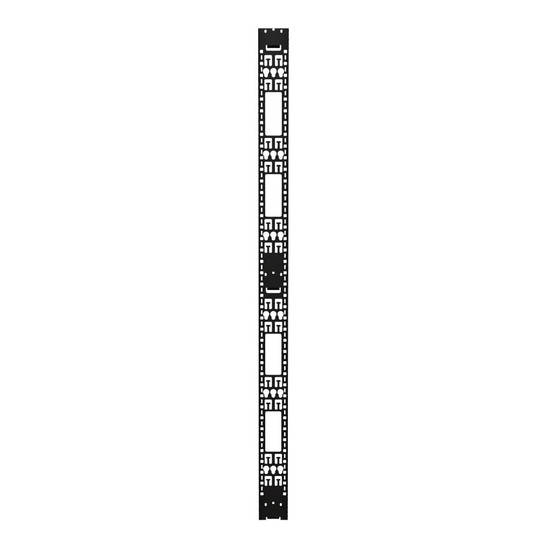 42U Vertical Cable Management Rail, Rack Mount, 0.82 x 4.6 x 76