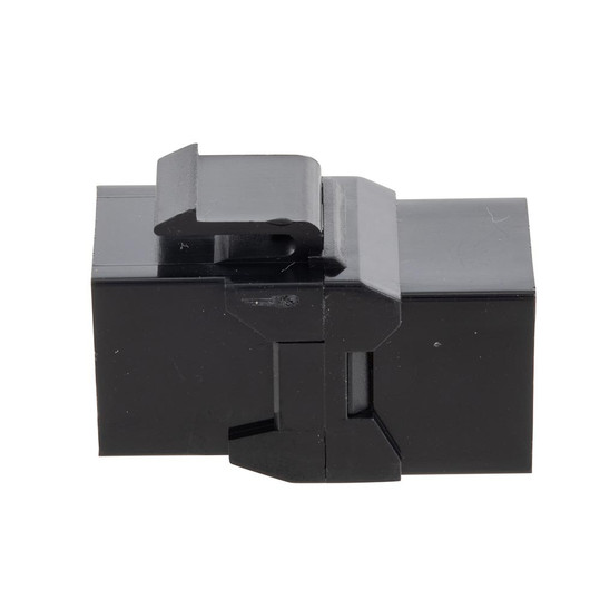 NavePoint CAT6A UTP Inline Keystone Coupler, 25 pack, Black