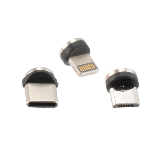 USB 2.0 540-degree Rotating Head Smart Indicator Magnetic Cable, Red ...