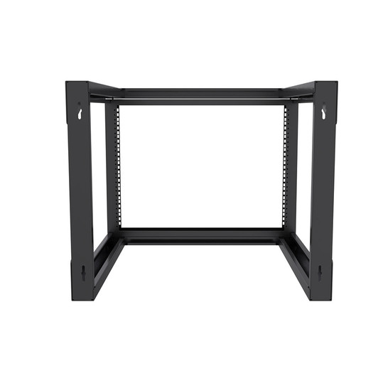 23-inch Width, 9U Open Wall Rack with 24" Depth
