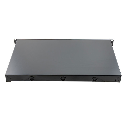 23" Rack Mount Drawer 1U, Black Finish