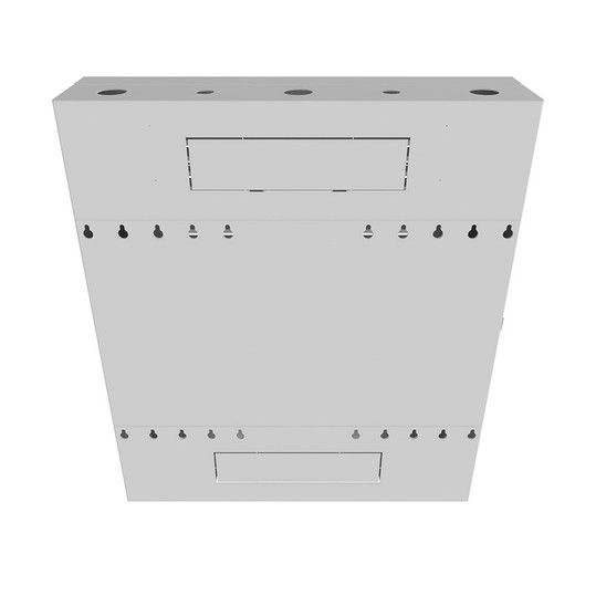 3U Vertical Wall Mount, 550mm (22 in), White