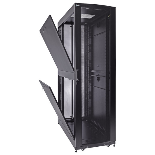 NavePoint 42U Server Rack Cabinet, 1200mm depth, Fan Compatible Top ...