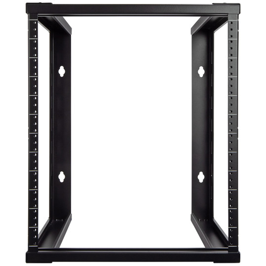 NavePoint 12U Wallmount Open Frame Rack Threaded: Wall Mount Racks