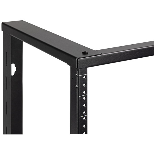NavePoint 12U Wallmount Open Frame Rack Threaded: Wall Mount Racks