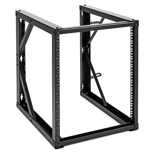 NavePoint 12U Switch Depth Heavy Duty 2 Post Wall Mount Rack: Wall ...
