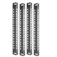NavePoint 6U Cabinet Vertical Rack Rail Kit: Cabinet Accessories