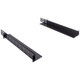 NavePoint 1U Adjustable Rack Mount Server Shelf Rails : Server Rack Rails