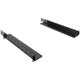 NavePoint 1U Adjustable Rack Mount Server Shelf Rails Full Depth ...