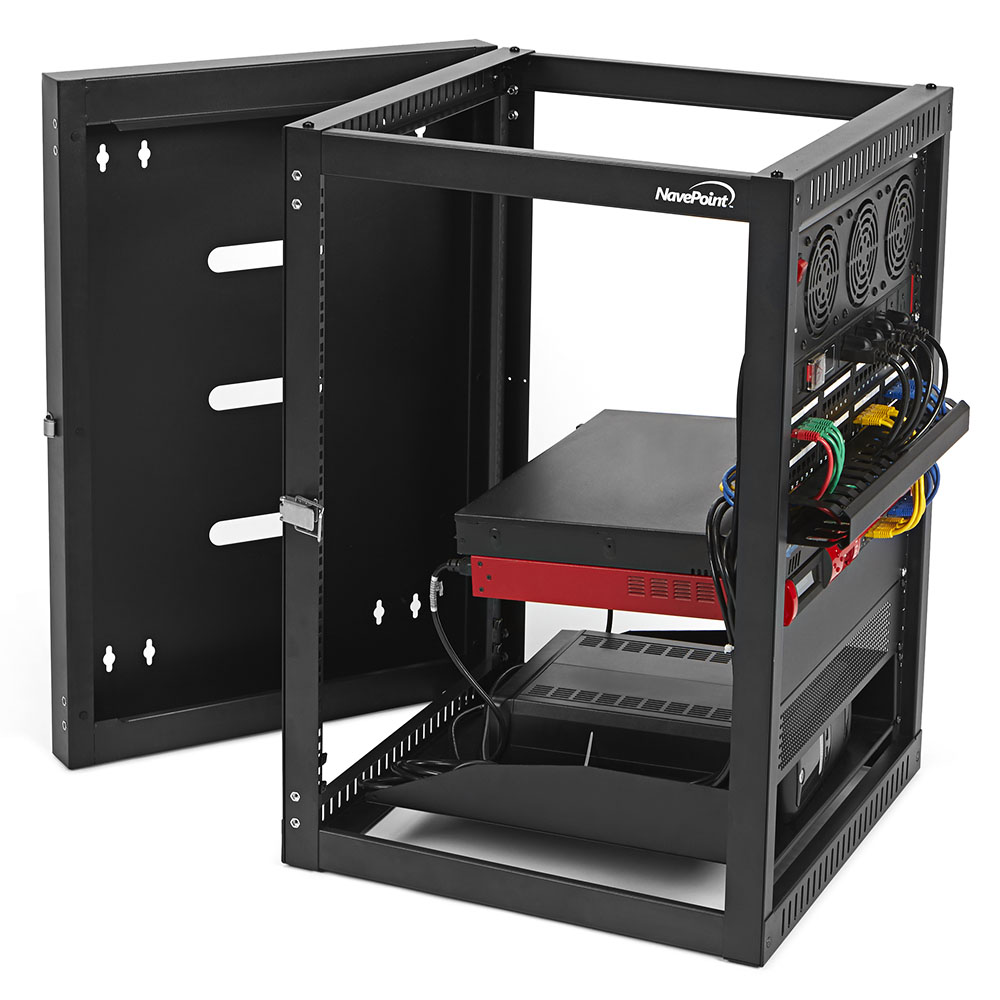 NavePoint Introduces a Line of Hinged Open Frame Wall-Mount Racks ...