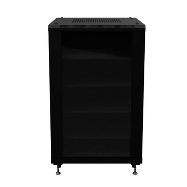 NavePoint18U AV Rack Cabinet 28 in depth, Cold Rolled Steel , 4 x ...