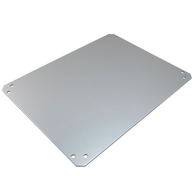 NavePoint Aluminum Blank Mounting Plate, For 14X10X06 Enclosures