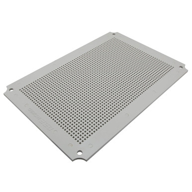 NavePoint Universal Mounting Plate, ABS Plastic, For 14X10X06 Enclosures