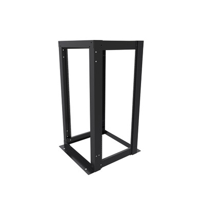 23-inch Width, 25U 4-Post Open Rack Threaded