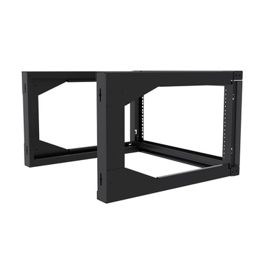 23-inch Width, 6U Open Wall Rack with 24" Depth