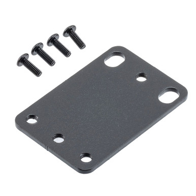 1U, 23" to 19" Mounting Bracket 10pcs, Black Finish