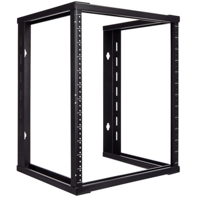 NavePoint 12U Wallmount Open Frame Rack Threaded: Wall Mount Racks
