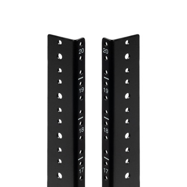 NavePoint 20U Vertical Rack Rail Pair Kit with Hardware: Vertical Rack ...