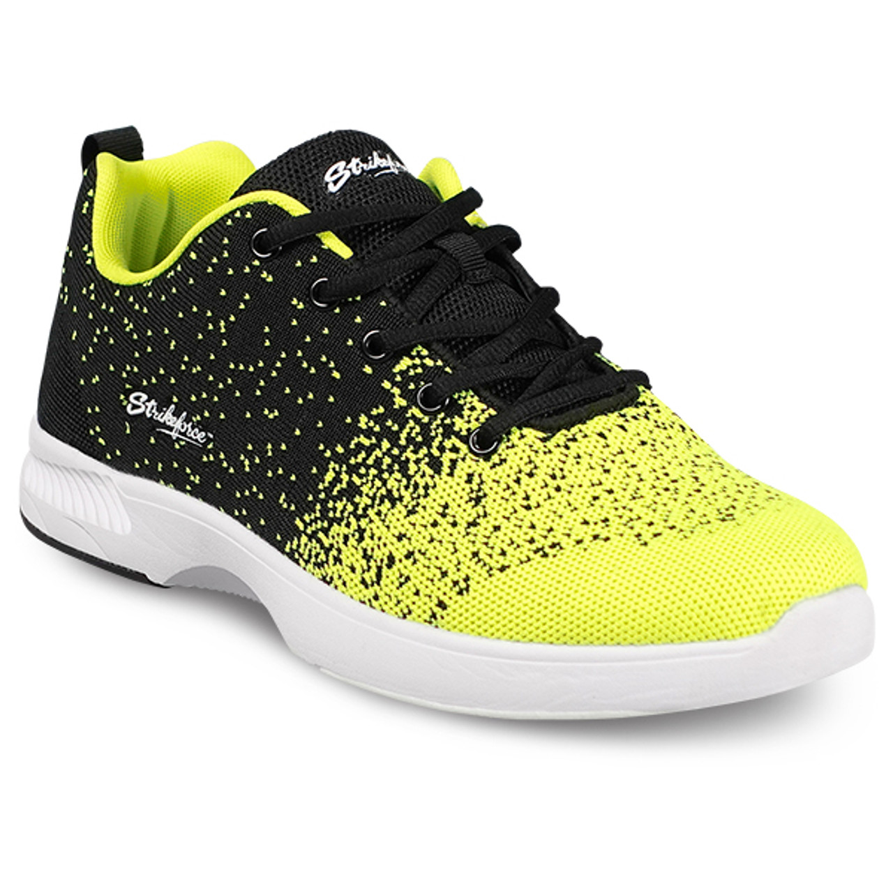 Kr Strikeforce Mens Galaxy Bowling Shoes Blackneon Free Shipping