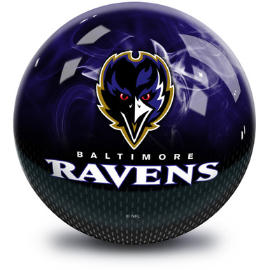 OTBB NFL on Fire Baltimore Ravens Bowling Ball | FREE SHIPPING ...