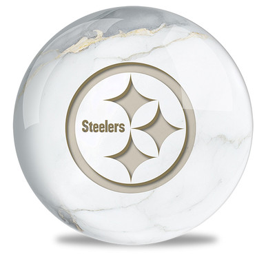 OTBB NFL White Marble Pittsburgh Steelers Bowling Ball | FREE SHIPPING ...