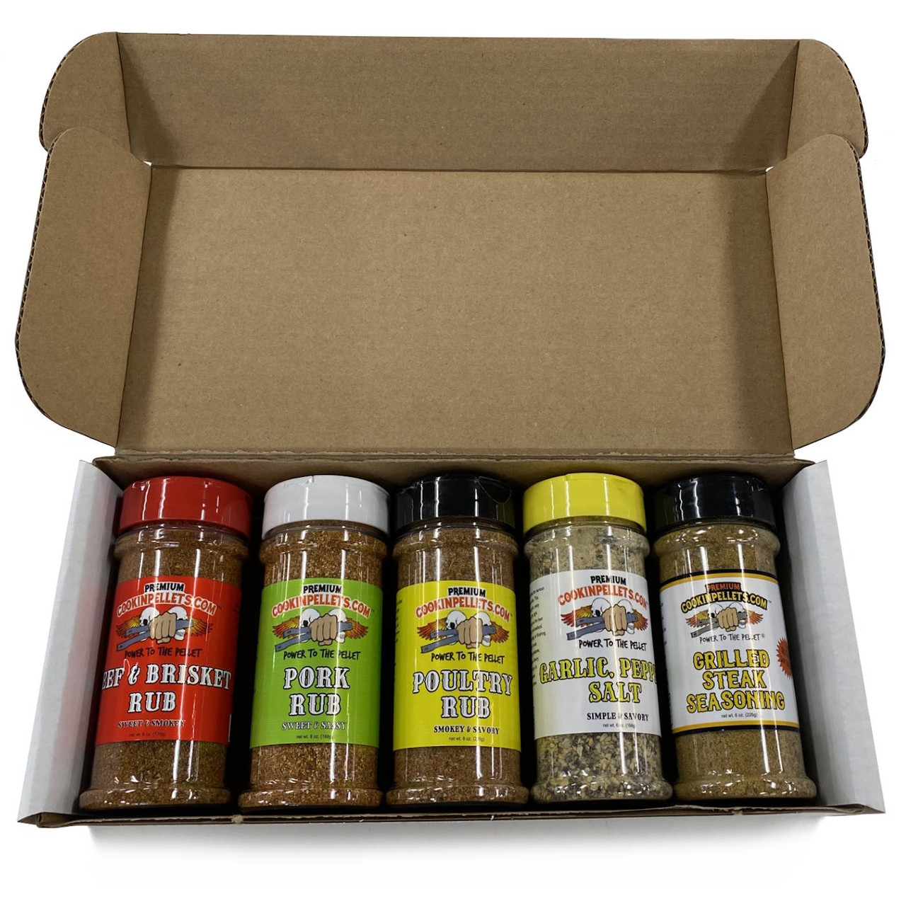 CookinPellets BBQ Rub Variety Pack | 5 Premium Seasonings for Grilling ...