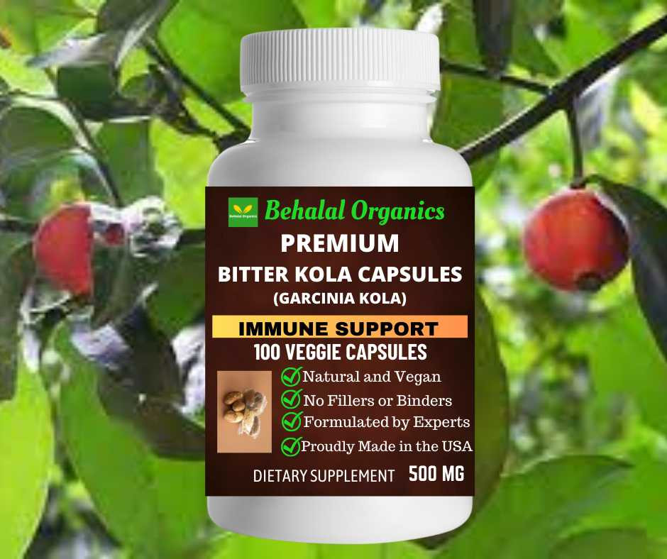 Bitter kola 100 Quick Release Capsules - 500mg Per Capsule