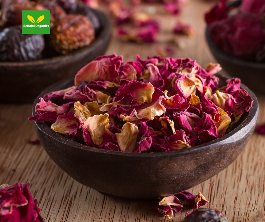 Delightful Red Rose Petal Spices for Gourmet Cooking - Behalal Organics