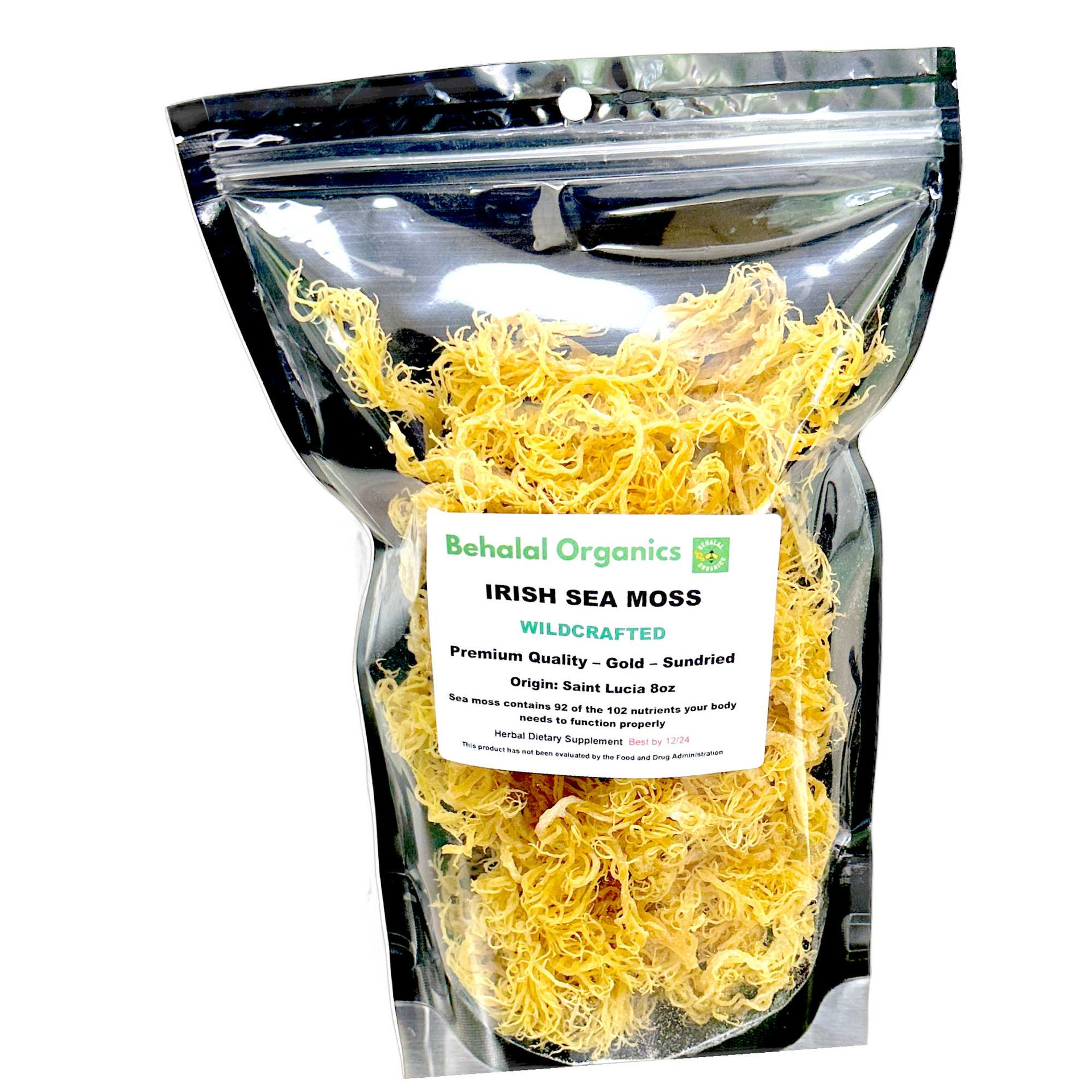 Sea Moss Gel -Wildcrafted Irish Sea Moss