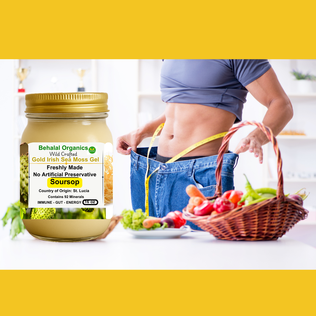 Sea Moss Gel -Wildcrafted Irish Sea Moss