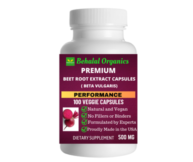 Beet Root Extract 100 Quick Release Capsules - 500mg Per Capsule